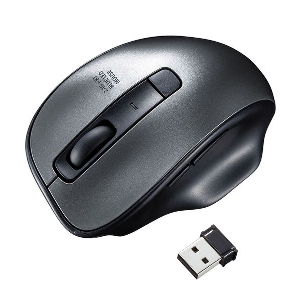 メーカー：サンワサプライ型番：MA-WBTBL135GMインターフェイス：Bluetoothサイズ(W×D×H)mm：66×100×37重量(g)：62分解能：800・1200・1600カウント/インチ使用可能電池：単3電池×1本（付属）カ...