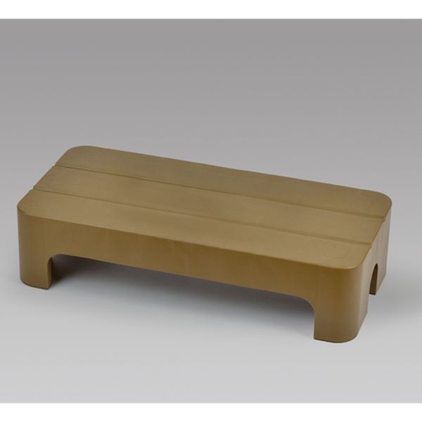 天板高さ(m)：0.14段数：1重量(kg)：1.4天板サイズ：590×280mm耐荷重：約100kg材質：本体：ポリプロピレン 脚キャップ：ポリプロピレン・エラストマー樹脂製入数：1個000012340075楽天 HD店　