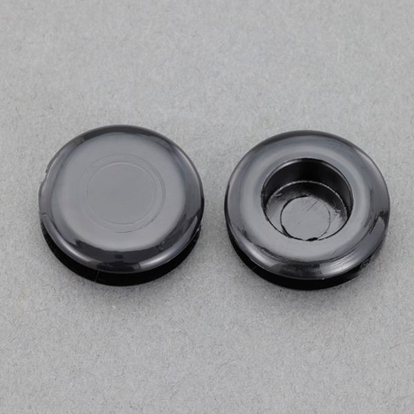 サイズ：A：15.5mm、　B：11.0mm C：7.8mm、　D：9.0mm E：3.4mm材質：PVC入数：100個穴なし000012342112楽天 HD店　
