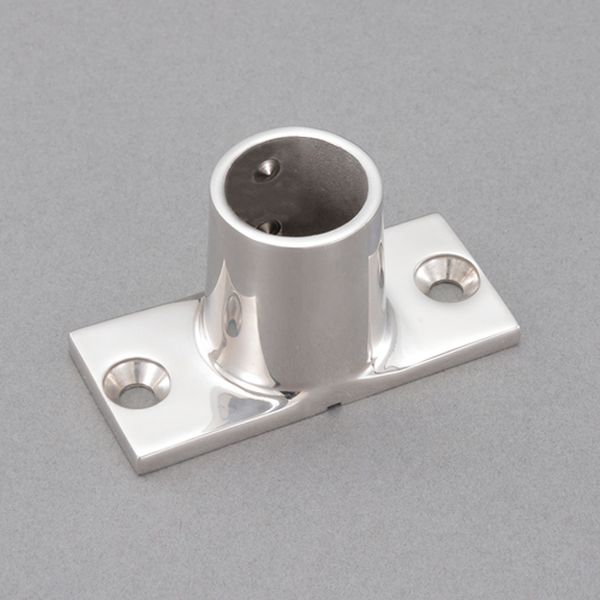 適用パイプ外径(mm)：25プレートサイズ(mm)：35×80取付穴径：φ6.3mm材質：SUS316角度：90°ねじ付入数：1個000012344117楽天 HD店　