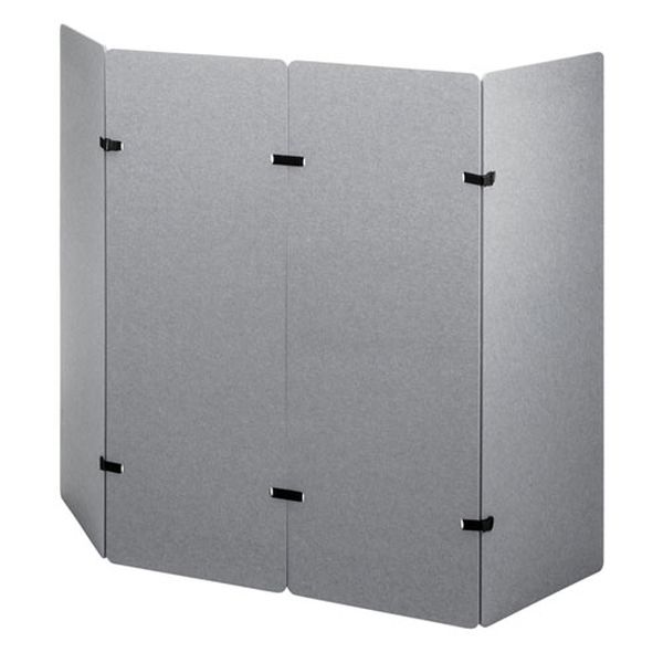 メーカー：サンワサプライ型番：SPT-PB003GYサイズ(W×D×H)mm：2400×12×1600（4連使用の場合） 600×12×1600（1枚あたり）タイプ：4連重量(kg)：2.3（パネル1枚あたり）材質：フェルト（PET）カラー...