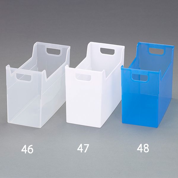 A4よこ型用サイズ(W×D×H)mm：162×329×237カラー：ホワイト材質：ポリプロピレン収納数：A4ファイル:5〜6冊 DVD:21本ファイルはもちろんCD/DVDの収納にもキッチン周りや、シンク下に収納に入数：1個00001234...