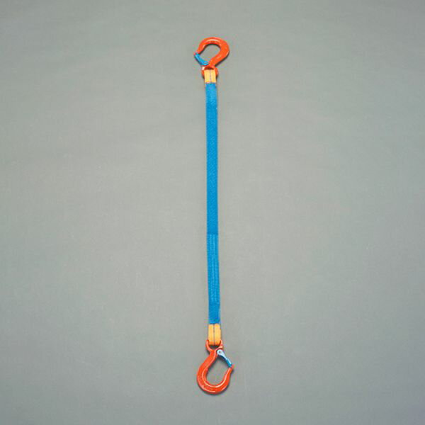 使用荷重（t）：1有効長さ(m)：3材質：スリング：ナイロン フック：鉄鋳物1本吊両端金具付入数：1本000012345131楽天 HD店