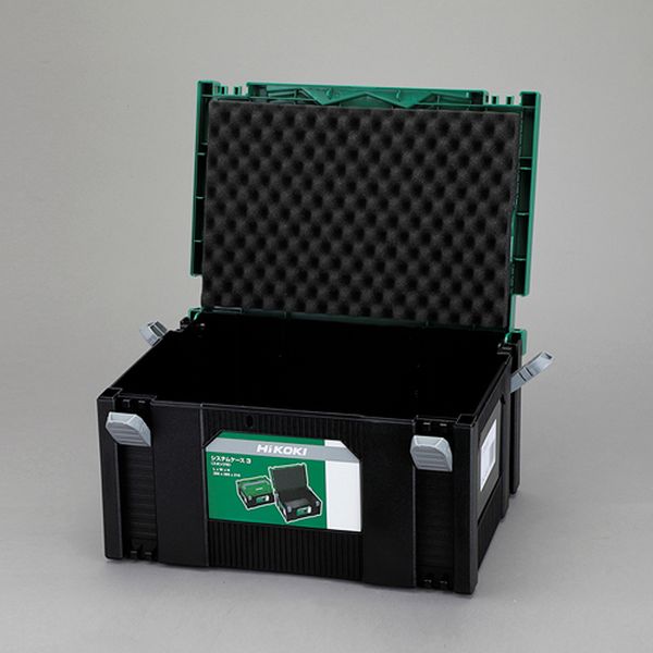 メーカー：HiKOKI型番：0040-2658サイズ(W×D×H)mm：内寸：350×270×175 外寸：395×295×210重量(kg)：1.93耐荷重(kg)：100材質：ポリエチレン積み重ね可能（4点ロック式）395×295mmボ...