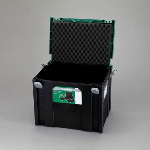 メーカー：HiKOKI型番：0040-2659サイズ(W×D×H)mm：内寸：350×270×280 外寸：395×295×315重量(kg)：3耐荷重(kg)：100材質：ポリエチレン積み重ね可能（4点ロック式）395×295mmボックス...