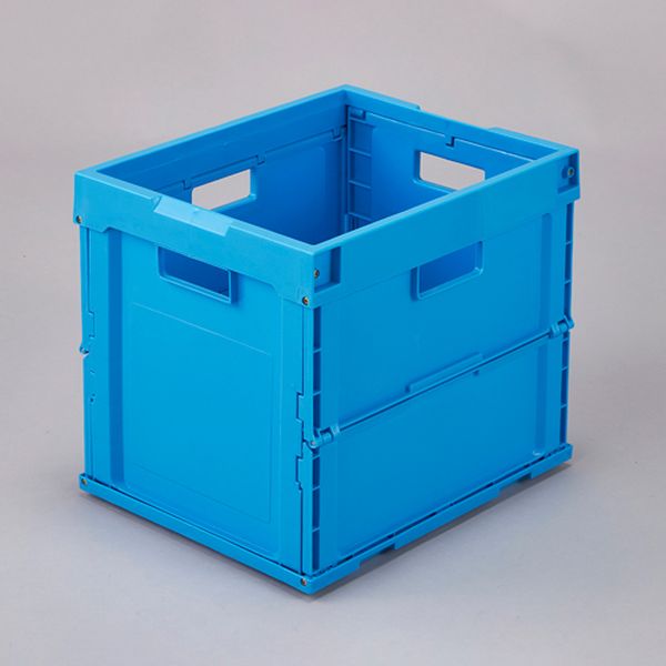 容量：30.6L外寸(mm)：380×305×331材質：ポリプロピレン色：ブルー圧縮荷重：6.27kN(640kgf)折りたたみ時全高：74mm積み重ね可能入数：1個000012331363楽天 HD店　