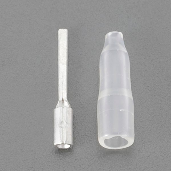 型式：0.3-9抱合範囲（撚線）：0.2〜0.5m　AWG24-20入数：10個寸法：B：1.2mm t：0.7mm L：14.7mm G：9.0mm E：4.5mm φD：2.2mm φd：1.0mm材質：端子部：無酸素銅（電気すずめっき...