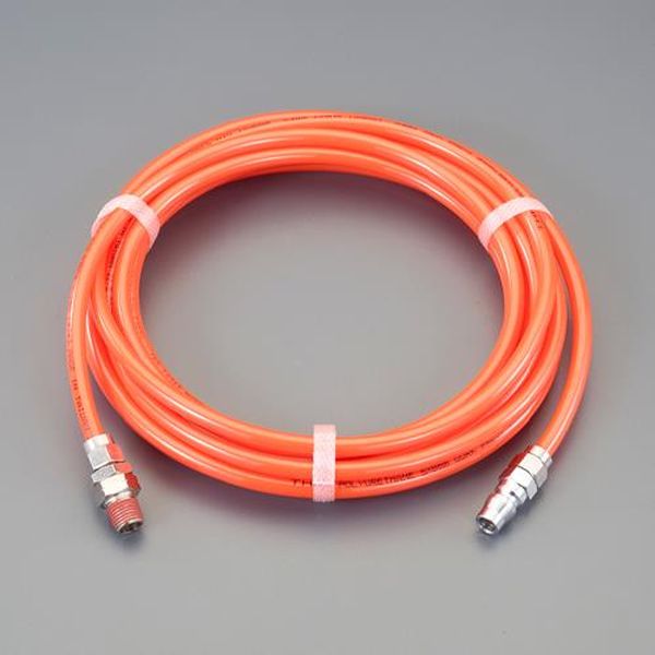 ●内径×外径…5×8mm●全長…20m●材質…ウレタン樹脂●取付ねじ…R1/4”●使用圧力…1.0MPa●プラグ付●ホースがよじれにくいスイベル金具付画像はEA125CH-105です。EA125CH-120楽天 HD店　