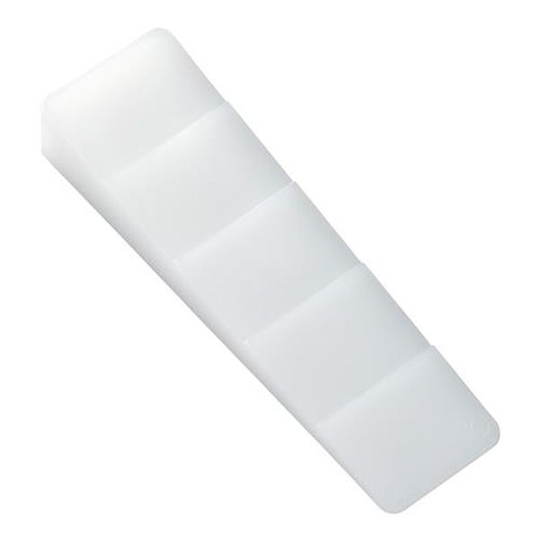 ●幅(mm)…30●長さ(mm)…100●厚み(mm)…15●入数…1●仕様…大●用途…鍬などの農耕具に●材質…ポリプロピレン●サビない樹脂製クサビなので、木柄の腐食を防ぎます。●鍬などの農耕具の抜け防止に最適。EA575-121楽天 HD店　