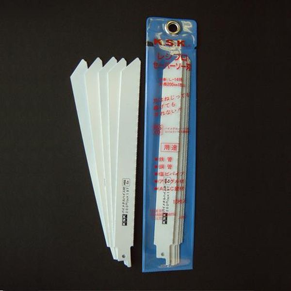 ●全長(mm)…200●山数…18●入数…10枚●材質…コバルトハイス鋼●用途…鉄管、銅管、塩ビパイプ、アングル材●切断能力…鉄パイプ内径125mm●刃はねじっても曲げても折れない！入数10枚EA857LH-4楽天 HD店