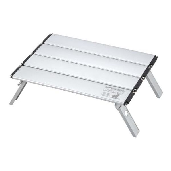 ●使用時サイズ(収納時サイズ)…330×215×105(H)mm(50×40×300(L)mm)●重量(g)…500●材質…天板・脚部：アルミニウム剛毅(表面加工=アルマイト)●耐荷重…10kg(均等)●組立簡単、本体と脚の一体化構造●収納...