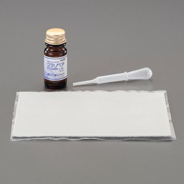 ●内容量…10ml●使用温度範囲…ー●色…樹脂：透明ガラスクロス：白●硬化時間…5分（25℃）●耐熱温度…100℃●可使時間…約60分（25℃）●シートサイズ…100×150mm●対象材質…ABS樹脂、AS樹脂、アクリル樹脂、ポリスチレン、...