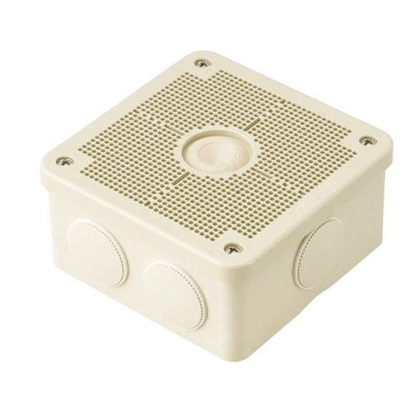 ●サイズ(mm)…116.4×116.4×56.5●色…ベージュ●重量(g)…326●材質…PVC・AES●付属品…真鍮ナット…4個ケーブルプッシング…1個なべ小ねじ…4本タッピンねじ…4個絶縁キャップ大…4個絶縁キャップ小…4個●防水性能...