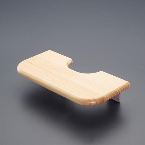 ●材質…手すり部：パイン材ブラケット：スチール●サイズ(mm)…縦：140長さ：300高さ：70板厚：18●取付時サイズ…140×300mm●セット内容…手すり：1枚金具：2個本体取付用ネジ：10本壁面取付用ネジ：6本●耐荷重…80kg●本...