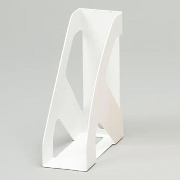 ●サイズ（W×D×H）…110×250×315mm●材質…ポリプロピレン（再生PP40％使用）●収納物の目安…A4サイズまでの書類、ファイルなど●A4サイズまでを収納できる、環境に配慮した再生原料を使用したファイルスタンドです。●置き方によ...