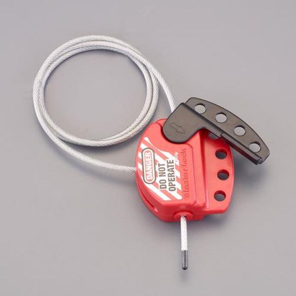 ●ワイヤーサイズ…φ4mm×0.91m●鍵穴径…8.3mm●本体サイズ…73×32×68mm●重量…0.13kg●ブレーカーパネルや隣接したゲートバルブのロックアウトに。EA983T-17楽天 HD店　