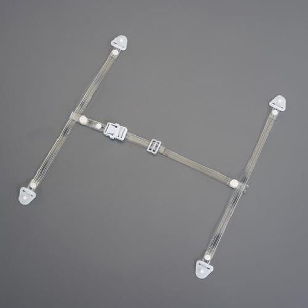 ●仕様…あご部＋耳部（No.8）透明●サイズ…耳紐：約290mmあご紐最大：310mm幅：12mm●重量…30g●材質…軟質ビニール●日焼け跡が残らない透明あごひもです。EA998BP-15楽天 HD店　