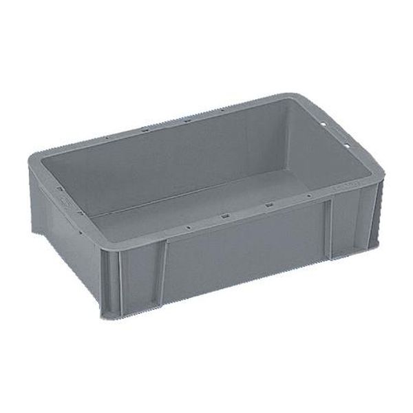 ●容量…10.7L●外寸(mm)…447×274×126（H）●色…灰●内寸(mm)…399×236×118（H）●有効内寸…390×227×108mm●圧縮荷重…19.6kN(2000kgf)●材質…ポリプロピレン●重量(g)…870●底...