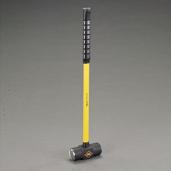 ●頭重量(kg)…2.7●頭径(mm)…40●全長(mm)…815●材質…頭：炭素工具鋼(焼入)、柄：ファイバーグラス（ゴムグリップ付）●●ケガや事故の原因となりますので、用途・サイズに合ったハンマーを正しくご使用下さい。●周囲の安全を確認...
