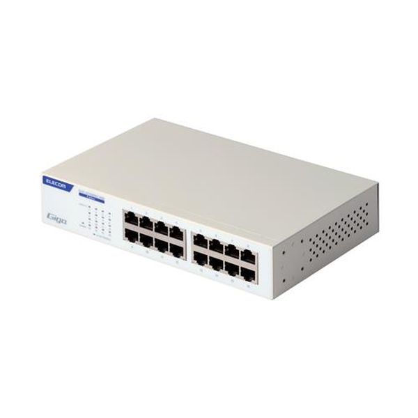 ●ポート数…16●規格…IEEE802.3ab/IEEE802.3u/IEEE802.3●接続方式…1000BASE-T/100BASE-TX/10BASE-T●電源…AC100V〜240V●サイズ…215.5（W）×133（D）×42（H...