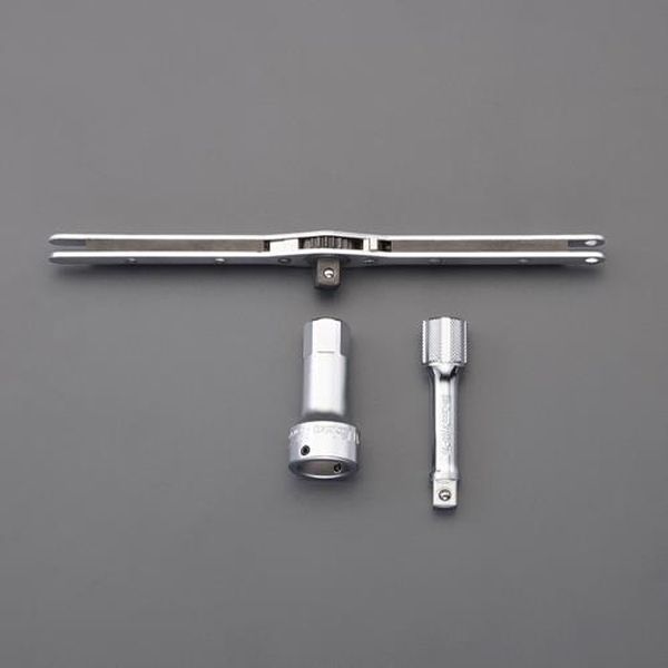 ●＜セット内容＞丸ダイス用ソケットT形ラチェットハンドルエクステンションバーケース●＜丸ダイス用ソケット＞・ダイス径…20mm・差込角…3/8”・六角対辺…17mm・全長…60mm・材質…クロムモリブデン（SCM430）・ダイス固定ねじ2本...