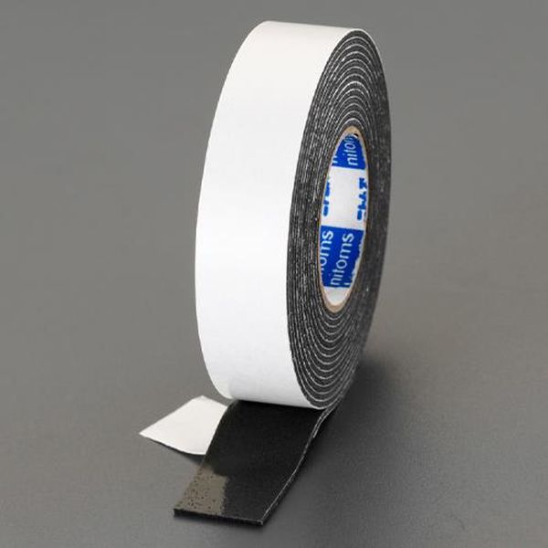 ●幅(mm)…15●長さ(m)…2●厚さ(mm)…1.1●材質…基材：アクリルフォーム粘着剤：アクリル系●用途…屋外の凹凸面へのフックやパネルの固定に●内芯径…28mm(1.1”)●テープ色…黒●入数…10巻●コンクリートやレンガなどの凹凸...
