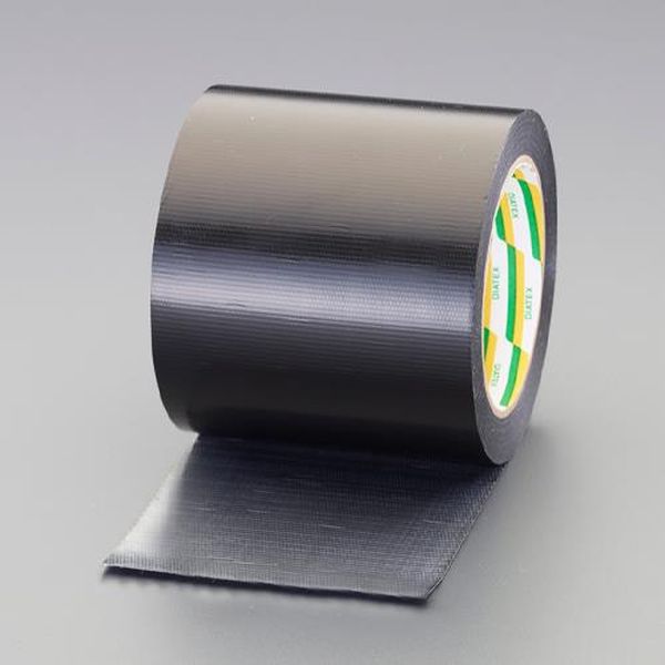 ●幅…100mm●厚さ…0.17mm●長さ…25m●引張強度…60N/10mm●色…黒●材質…基材:ポリエチレンクロス粘着剤:アクリル系●用途…歩行路の養生、路面や床の保護等●粘着力…4.4N/10mm●SUS板保持力…0.2mm●重量(g...