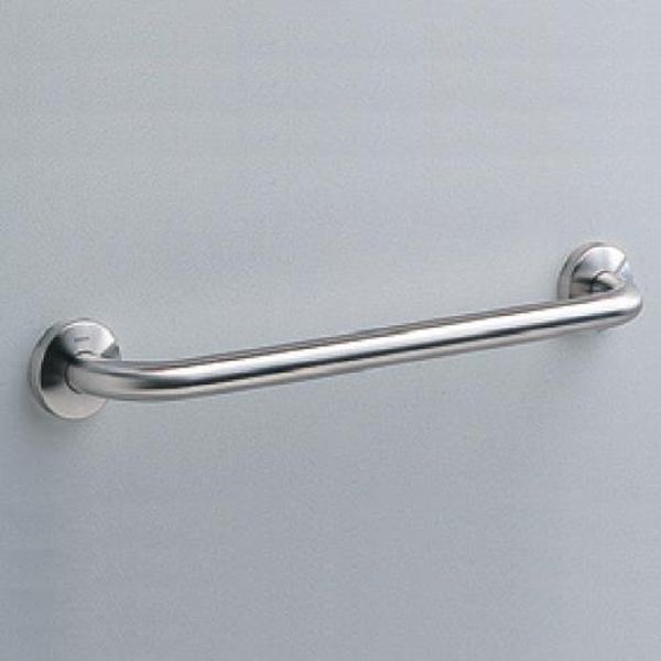 ●長さ…600mm●高さ…90mm●パイプ径…34mm●材質…ステンレス（ヘアーライン仕上げ）●耐荷重…垂直荷重：1.5kN水平荷重：800N●「福祉用具-固定形手すり(JIS T 9282)」を満たしています。●※固定金具はEA947-1...