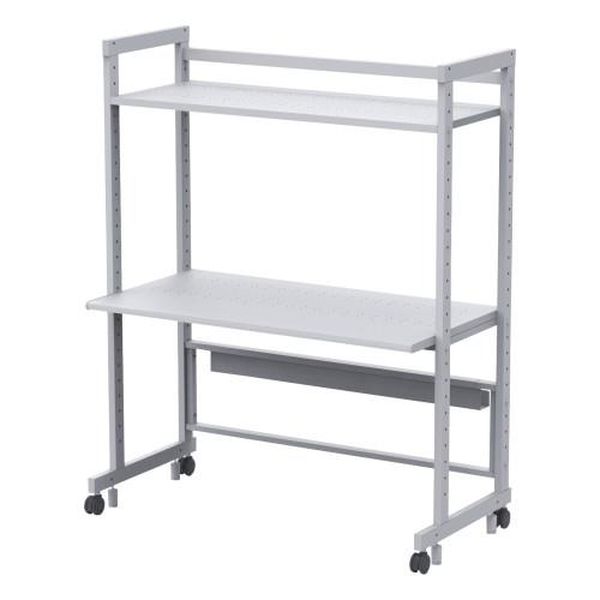 ●※注意※…【お客様組立品】●カラー…ライトグレー●サイズ…1218（W）×620（D）×1500（H）mm●重量…40.95kg●材質…天板・フレーム/スチール（エポポリ粉体塗装）●キャスター…自在（ストッパー付）×4●付属品…アジャスタ...