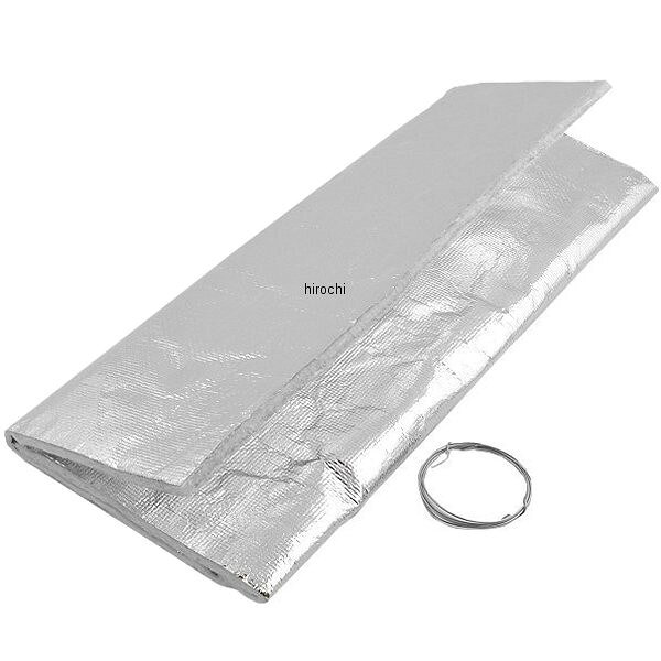 マフラー用 断熱・グラスウール/アルミガラスクロスグラスウール ステンレスワイヤー付350mm×400mm208-042楽天 HD店　