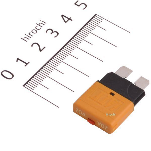 キジマ ヒューズブレーカーです。汎用仕様：20Aタイプ：平型入数：1個サイズ：全長31mm(ツメ部除き25mm)×幅20mm×厚み6mm304-7086楽天 HD店　
