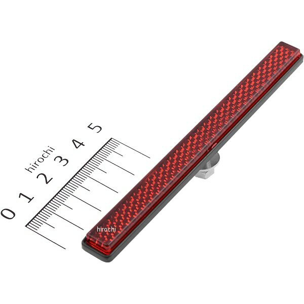 キジマ リフレクター スリム4 Eマーク付です。汎用ネジ固定式サイズ：縦：12.5mm X 横：123mm X 奥行：7mm反射部：縦9.8mm X 横：120mm305-2149楽天 HD店　