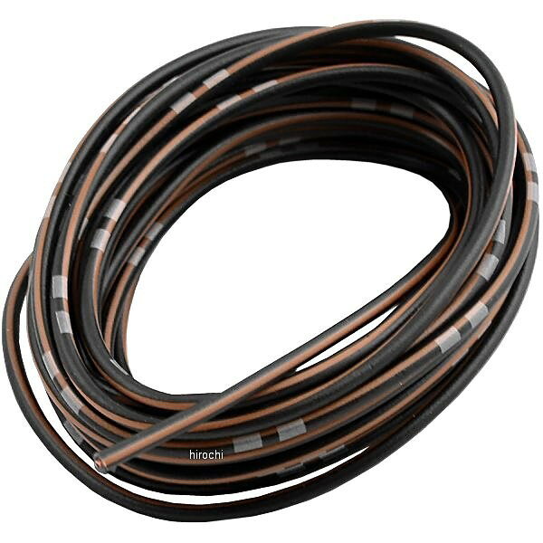 デイトナ 純正色ハーネス汎用長さ:2m線径:AV50.75(許容電力14A/12V)カラー:黒/ブラウン電装パーツを後付けしたり、純正電装の補修をする際にはやはり純正ハーネス色を使いたいもの後日の修理時や交換時にも、戸惑うこともなく対応がで...