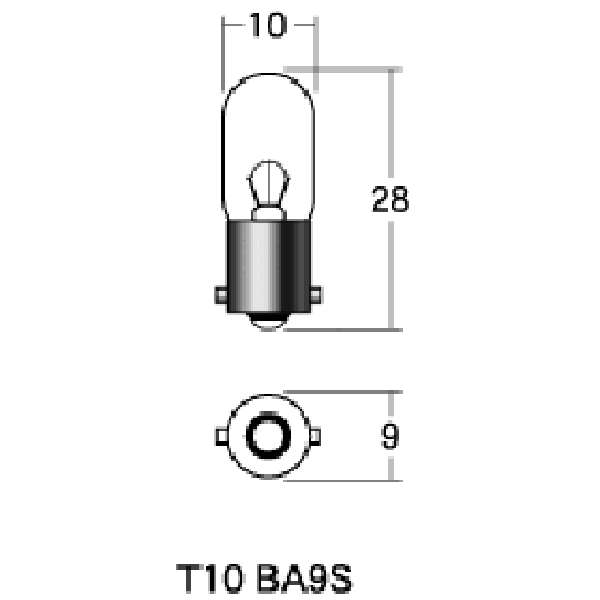 ・適合：汎用 ・2個1パック・カラー：クリア・定格：12v 8w・口金シングル球・ガラス・口金形状：T10 BA9SA7315楽天 HD店　