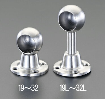 材質：ステンレス(SUS304)仕上：ヘアーライン全高：52.1mmプレート：46mmパイプ外径：19mm取付穴径：2.8mm付属品：木ねじ止め(エンド)用000012217950 HD