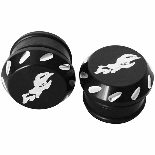 ドラゴンファイアー DragonFire レーシング ビレット チューブ エンドキャップ 1.5 インチ 黒521003楽天 HD店　