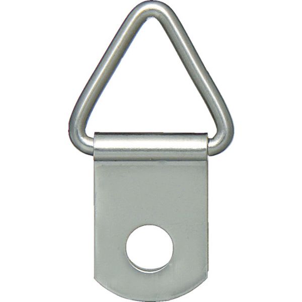 ・パネルなどの吊り下げに便利な金具です。・吊り下げ金具に。・使用荷重(kN)：0.04・A(mm)：11.0・B(mm)：8.3・C(mm)：3.8・IBR16-8×6個入・ニッケルビラカン　8mm・リング部:スチール(SWRM)・ビス止め...
