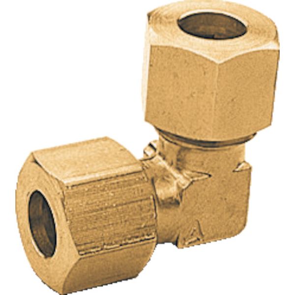 ・銅管用継手。・適合銅管外径(mm)：8・六角対辺(mm)：17・寸法L(mm)：26・寸法(mm)L：26・使用流体：水・空気・油・流体温度(℃)：-50〜150℃・使用圧力：3.45MPa・黄銅(C3604、C3771)・冷媒ガスには対...