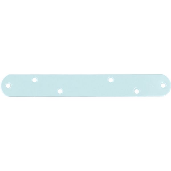 ・一文字型のプレートタイプの補強金物です。・連結や補強に。・板厚(mm)：1.5・W(mm)：20.0・L1(mm)：150・穴径(mm)：3.8・穴数(個)：6・穴数：6・ステンレス(SUS430)・生産国 中国・JANコード 49621...