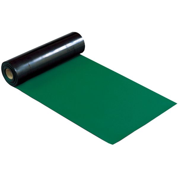 ・作業台に合わせてカットしやすい導電性マットです。・棚板やセル台の幅に合わせた寸法のため、現場でカットする手間を最小限に抑えられます。・照明の反射が少ないツヤ消し仕様です。・静電気対策を必要とする工場の棚板・作業台に。・色：ダークグリーン・...