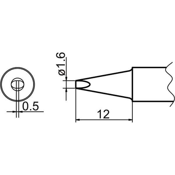 ・鉛フリーはんだ対応です。・150Wのコンポジットタイプです。・FX-8301、FX-8302用交換こて先・はんだ付け作業に。・コテ先名称：1.6D型・適合機種：FX838・ヒーター一体式・生産国 日本・JANコード 49626150324...