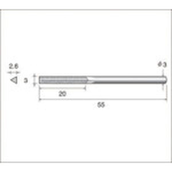 ・ダイヤモンド砥粒を採用し切れ味、耐久性に優れたヤスリです。・精密仕上げ用として最適な形状です。・金型鋼、焼入鋼、超硬等の高硬度金属やセラミックス等の仕上加工に。・各種金型の研磨仕上、機械部品のバリ取りや研磨仕上に適しています。・全長(mm...