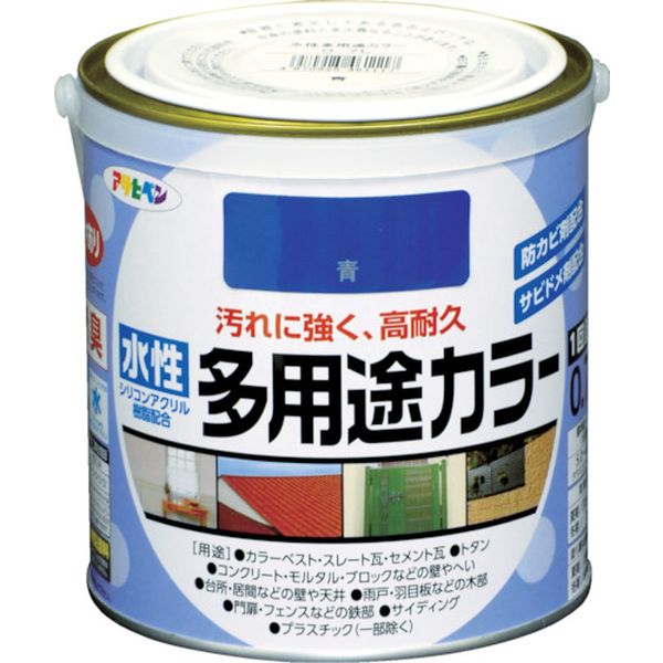 ・反応硬化型シリコン変性アクリル樹脂により、耐久性に優れた高性能塗料です。・屋内外の木部・鉄部・トタン・モルタル・コンクリートなどに。(一部のトタンを除く)・色：青・容量(L)：0.7・乾燥時間：30分〜1時間(夏)、2〜3時間(冬)・塗り...