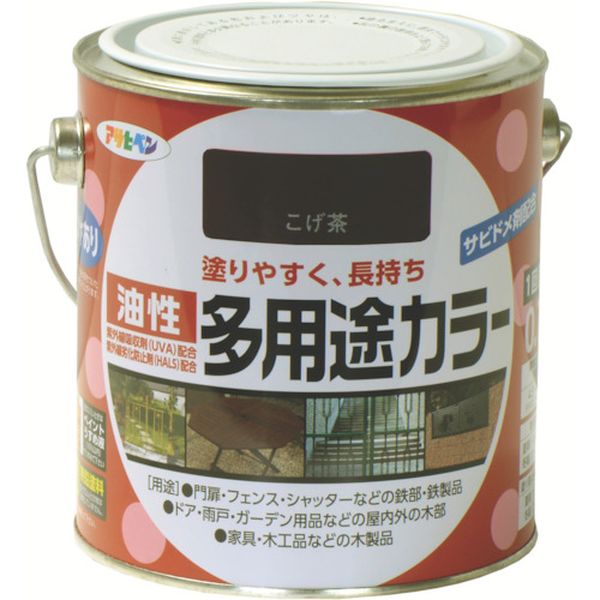 ・酸性雨・塩害・排気ガスに強い塗料です。・強力サビドメ剤配合で、鉄部をサビから守ります。・屋内外の木部・鉄部・トタン屋根やトタンベイ。(一部のトタンを除く)・色：こげ茶・容量(L)：0.7・乾燥時間：4〜6時間(夏)、10〜15時間(冬)・...