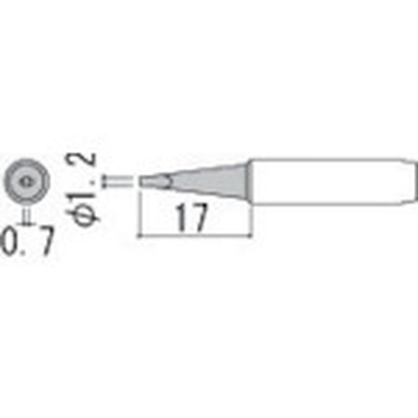 ・900シリーズの交換コテ先です。・コテ先名称：1.2D型・適合機種：C1143、C1144、900M、900M-ESD、933-1、933-2、NO951-01・生産国 日本・JANコード 4962615503023・質量 8g・コード：...