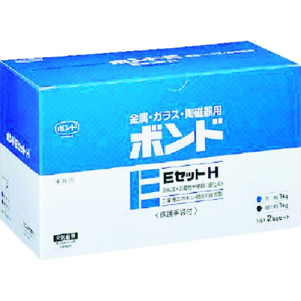 ・耐水性、耐久性に優れた接着剤です。・各種金属・タイル・陶磁器・ガラス・コンクリート・木材・硬質プラスチックなど硬質材の接着・充填。・色(主剤/硬化剤)：淡黄色/褐色・容量(g)：2000・可使時間(23℃)：90分・硬化時間(23℃)：2...