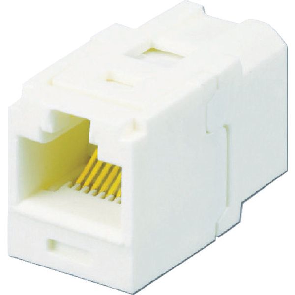 ・RJ45のプラグが前後に挿入可能なので、LANケーブルの延長が可能です。・LANケーブルの延長。・色：オフホワイト・種類：Cat6・タイプ：カテゴリ6・幅(mm)：15.86・高さ(mm)：18.06・奥行(mm)：28.64・使用温度範...