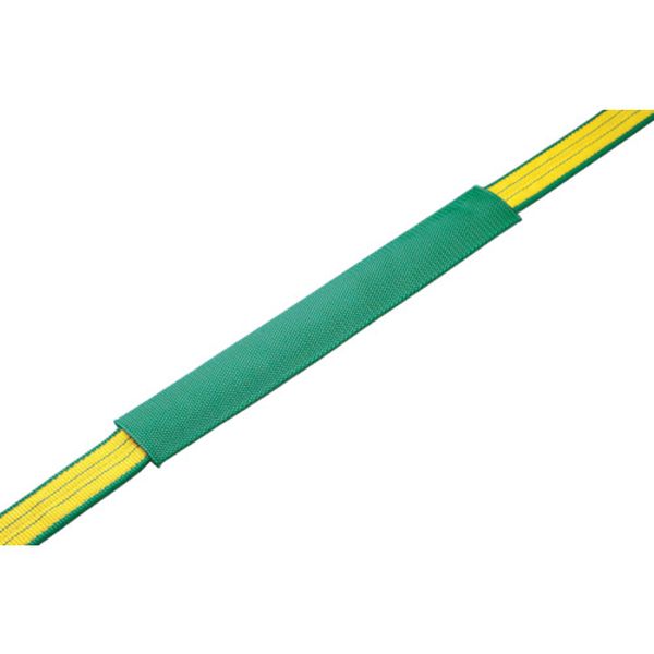 ・特殊樹脂加工による、摩擦にも強いベルトスリング用コーナーパッドです。・擦り切れるなどして白糸が露出した場合は、当たり面の位置を変えるなどしてご使用ください。・角張ったものなどを吊る時。・適合ベルト幅(mm)：75・全長(mm)：500・パ...