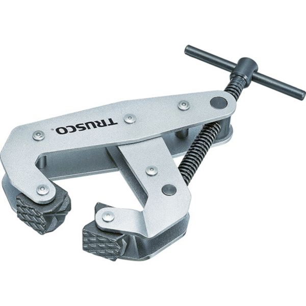 ・さまざまな溶接用途に適用するマルチクラブクランプです。・全長(mm)：75・最大口開き(mm)：25・ふところ(mm)：15・締圧力(kN)：1.33・中炭素鋼(S45C)・クイック機構は採用しておりません。(CTC-4.5及びCTC-6...