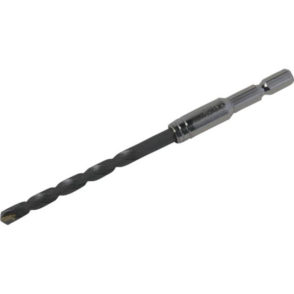 ・六角軸シャンクで電動ドリルにワンタッチで取り付け可能です。・刃先は特殊チップをろう付けしており、スムーズな穴開けができます。・被削材:ブロック、モルタル、石こうボード、レンガ。・刃径(mm)：4.8・有効長(mm)：56・全長(mm)：1...